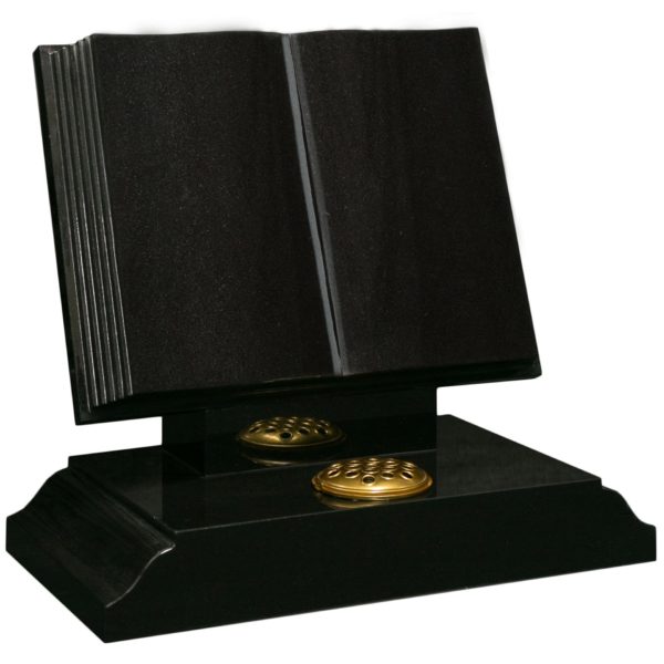 Classic Black Granite Book Design by Art Craft Memorials
